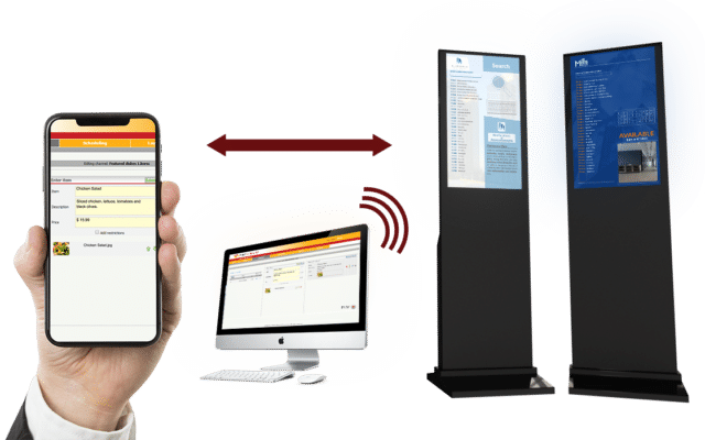 32" Floor Standing LCD Monitor - Netvisual Digital Signage